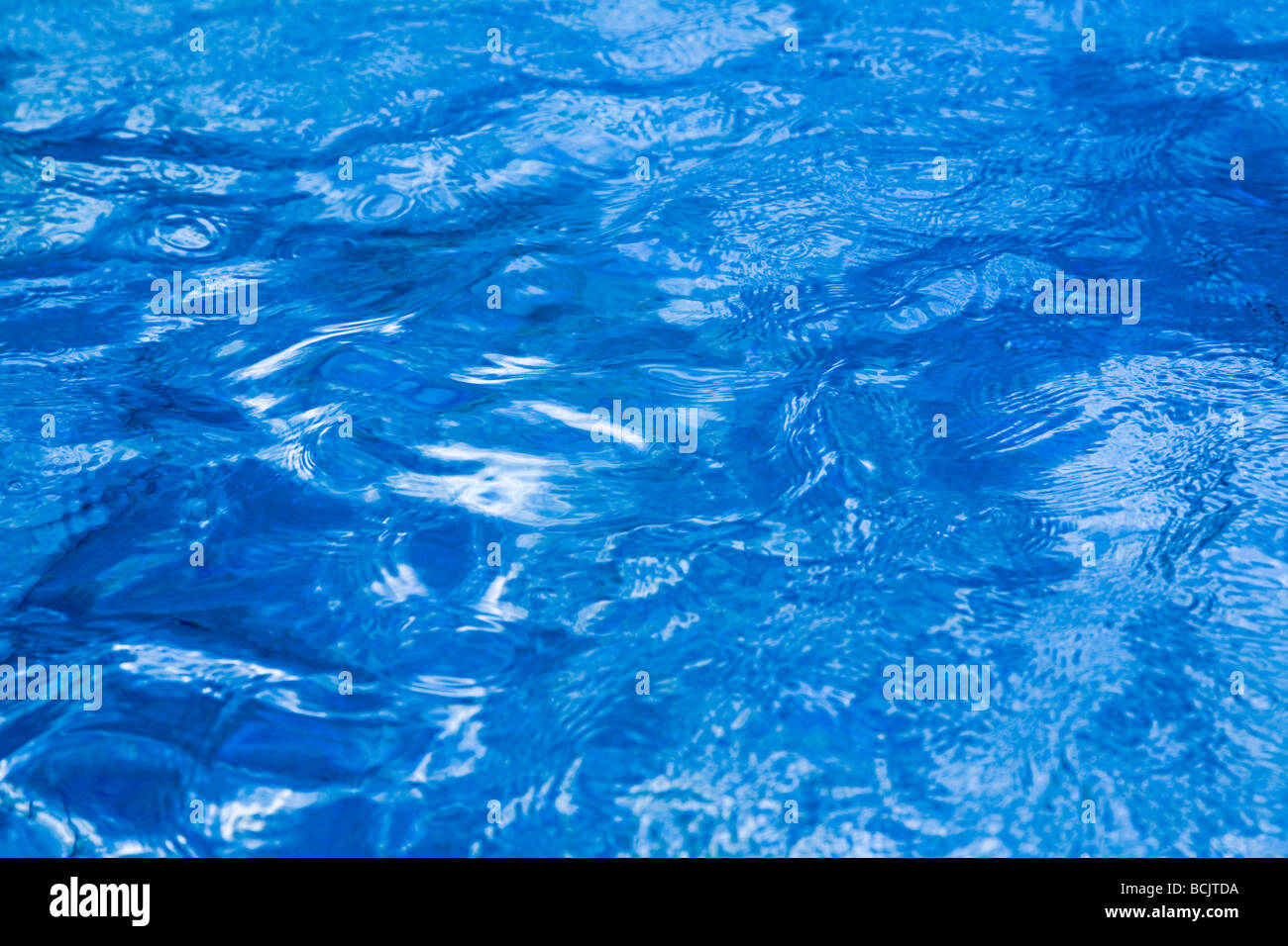 Ripples on a swimming pool Stock Photo - Alamy