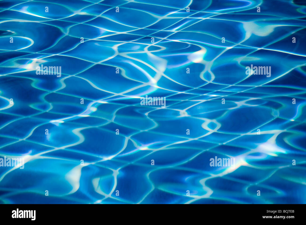 Ripples on a swimming pool Stock Photo - Alamy