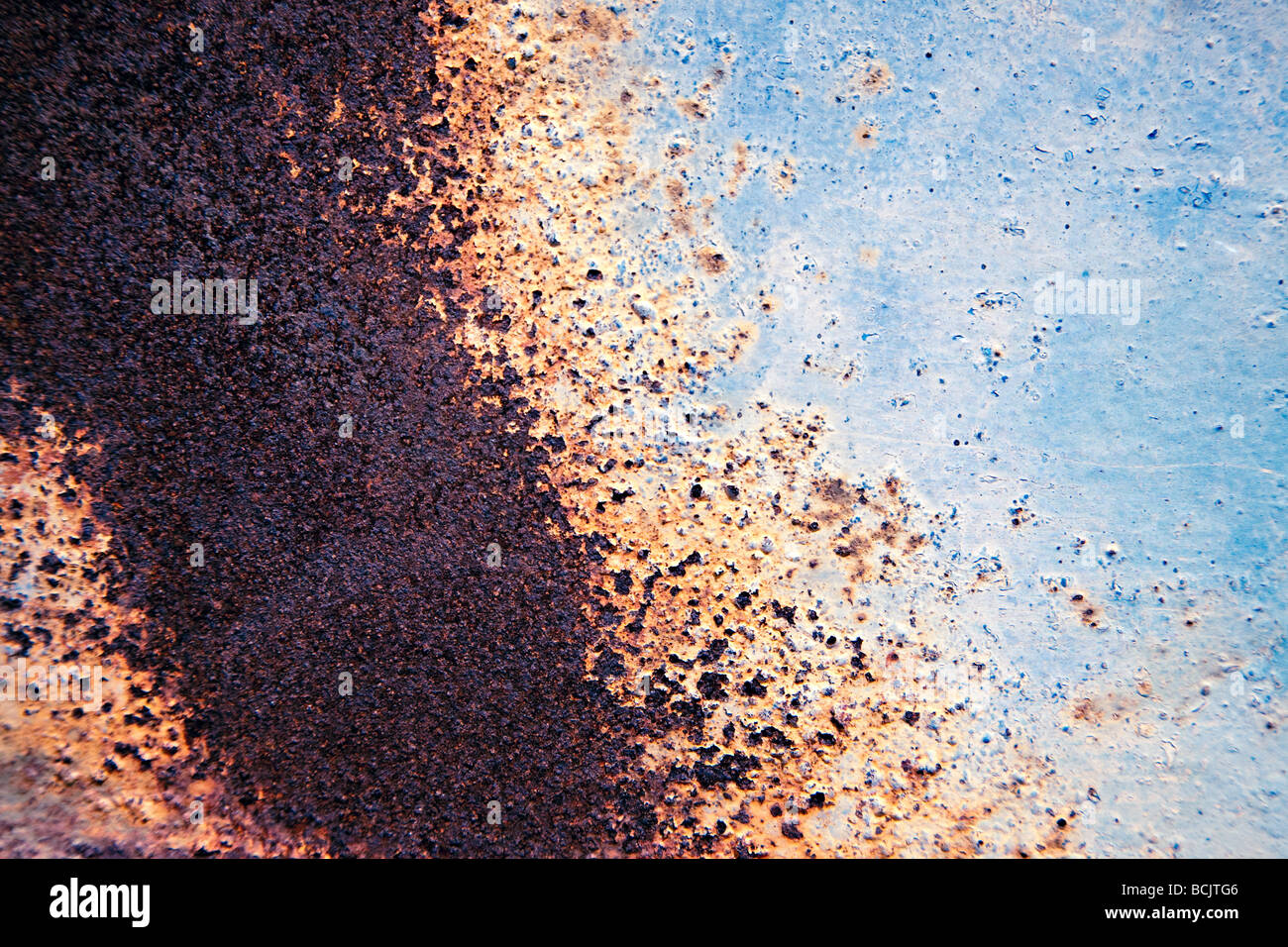 A rusting piece of metal Stock Photo - Alamy