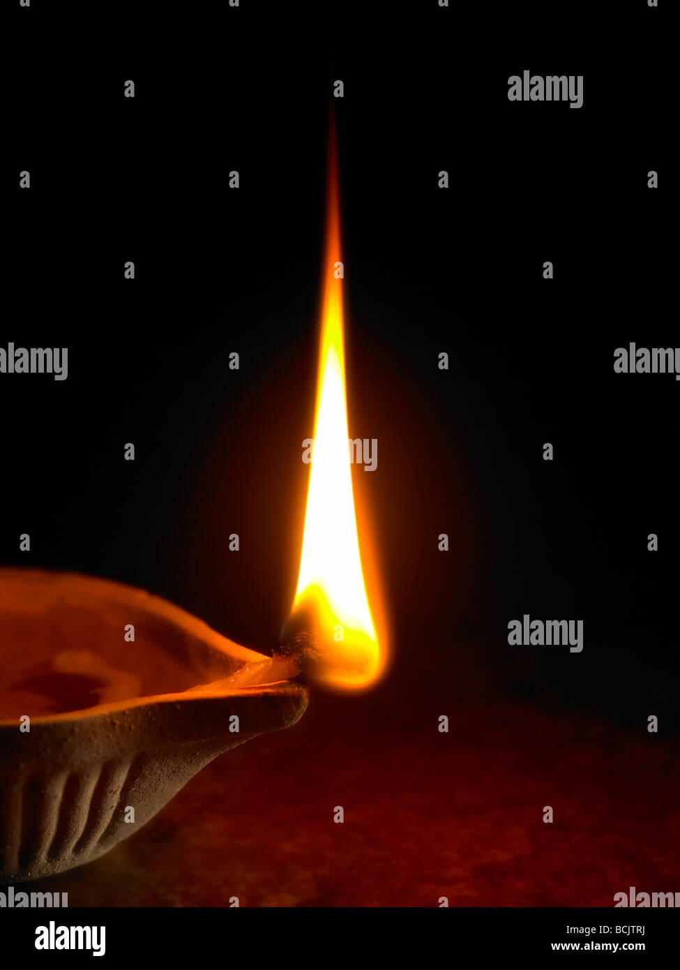 lamp is light up in the dark Stock Photo - Alamy