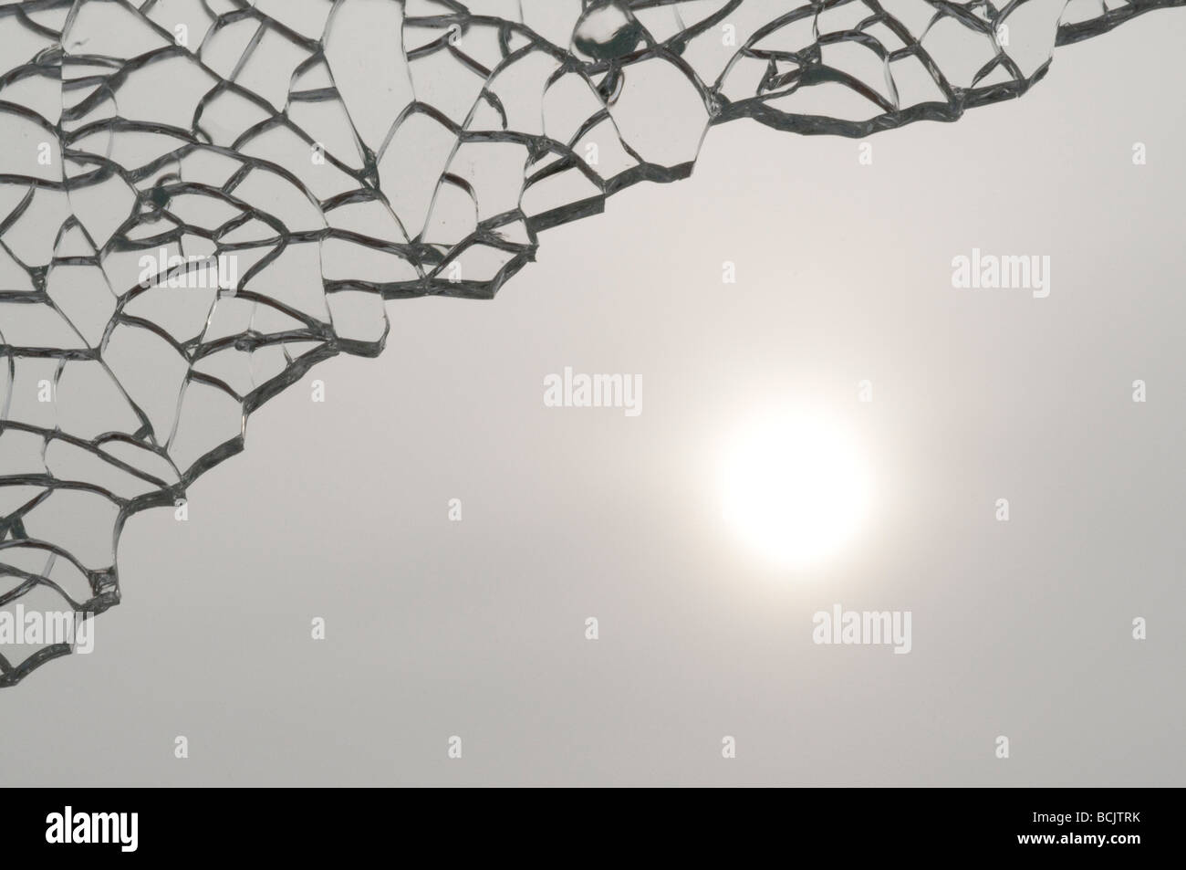 Shattered Glass Abstract Stock Photo - Alamy
