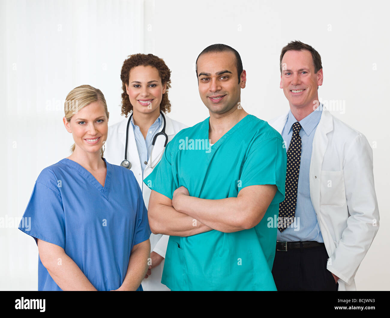 Four medical colleagues Stock Photo - Alamy