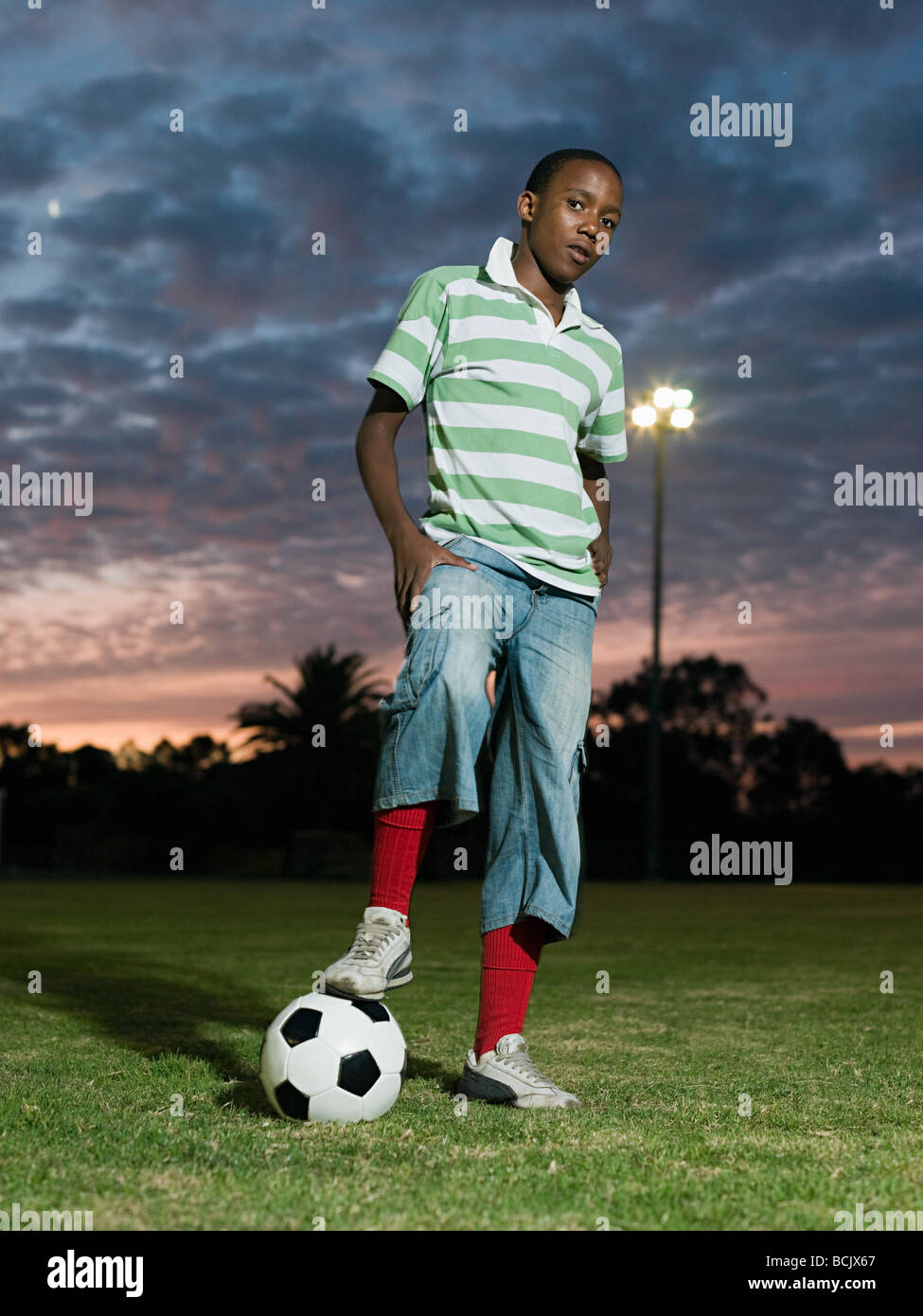 Boy football shirt africa hi-res stock photography and images - Alamy