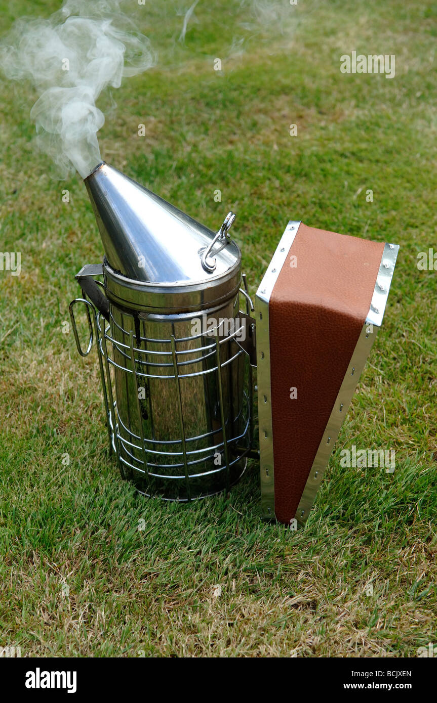 Bee keepers smoker Stock Photo - Alamy