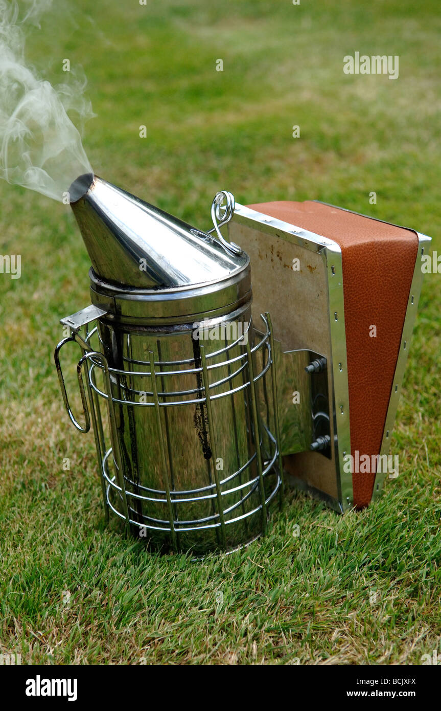 Bee keepers smoker Stock Photo - Alamy