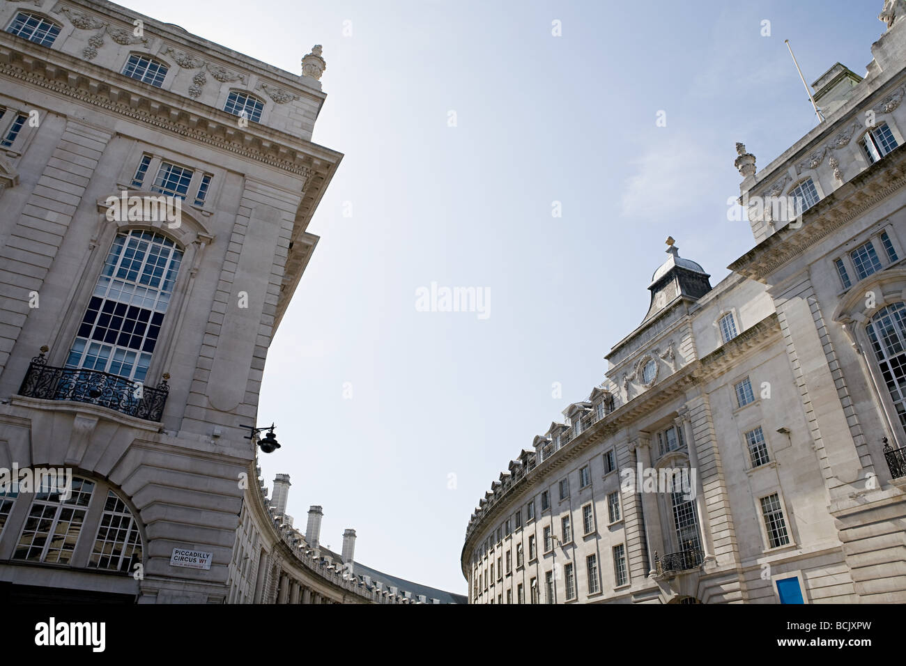 Buildings in piccadilly circus london Stock Photo - Alamy