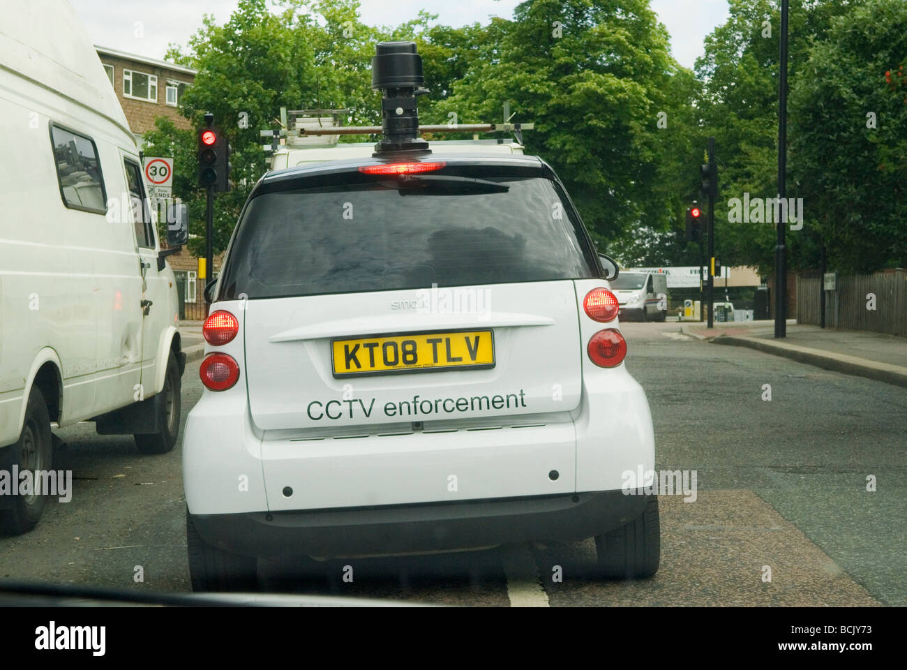 CCTV Closed Circuit Television, enforcement car London. So called Spy ...