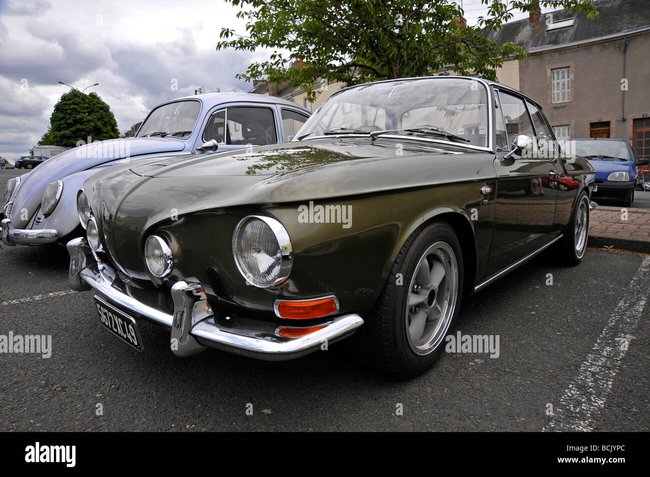 Classic Kharmann Ghia automobile Stock Photo - Alamy
