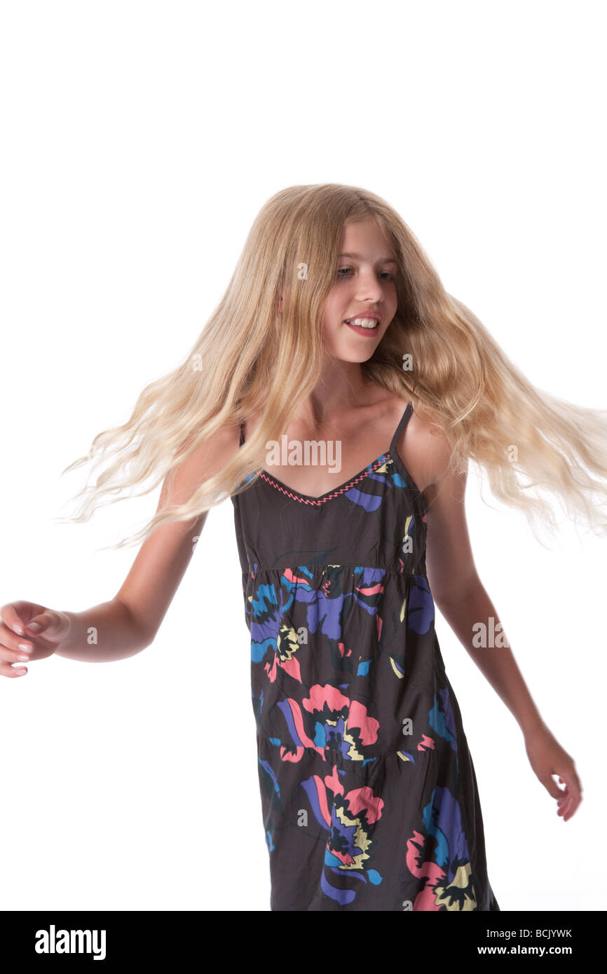 10 years old girl dancing hi-res stock photography and images - Alamy