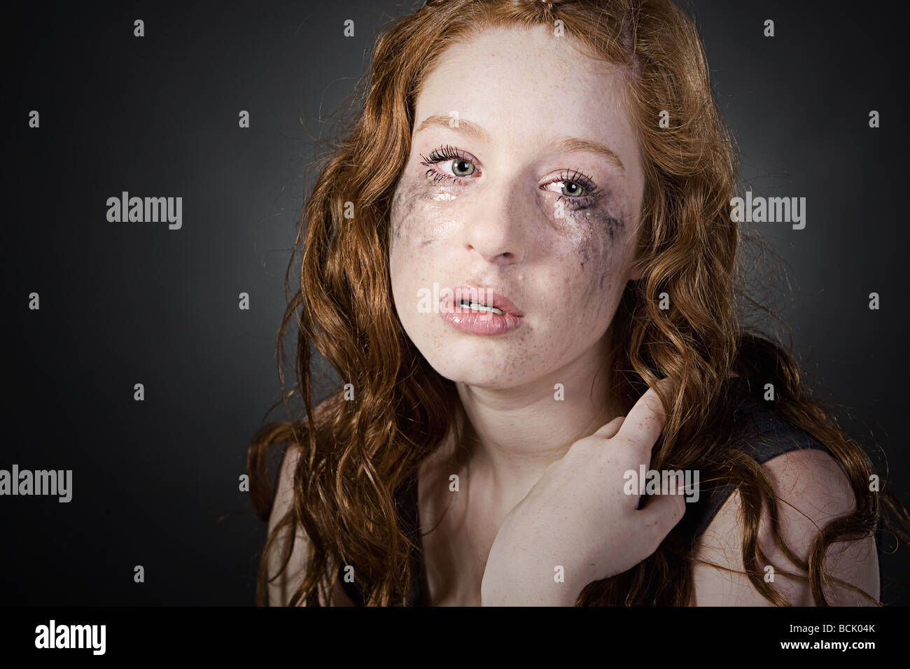 Teen girl messy red hair hi-res stock photography and images - Alamy