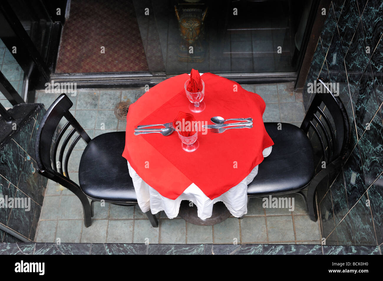 A table for two Stock Photo - Alamy