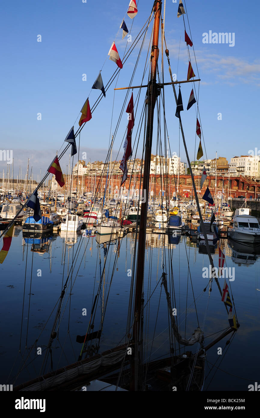 Ramsgate marina thanet kent england uk Stock Photo - Alamy