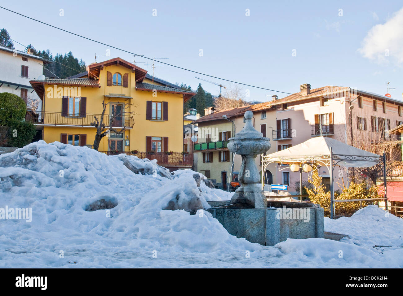 Lanzo d Intelvi Como Italy Stock Photo - Alamy