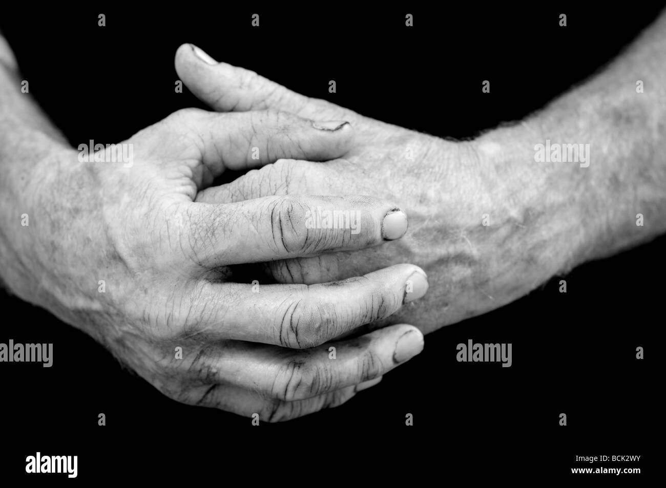 Dirty Hands Man High Resolution Stock Photography and Images - Alamy