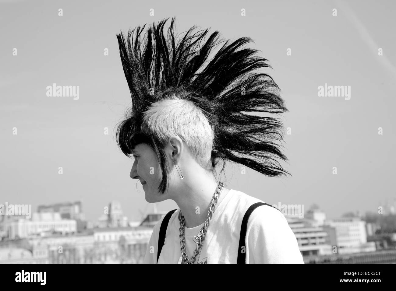 Sad teenage girl model released Black and White Stock Photos & Images ...