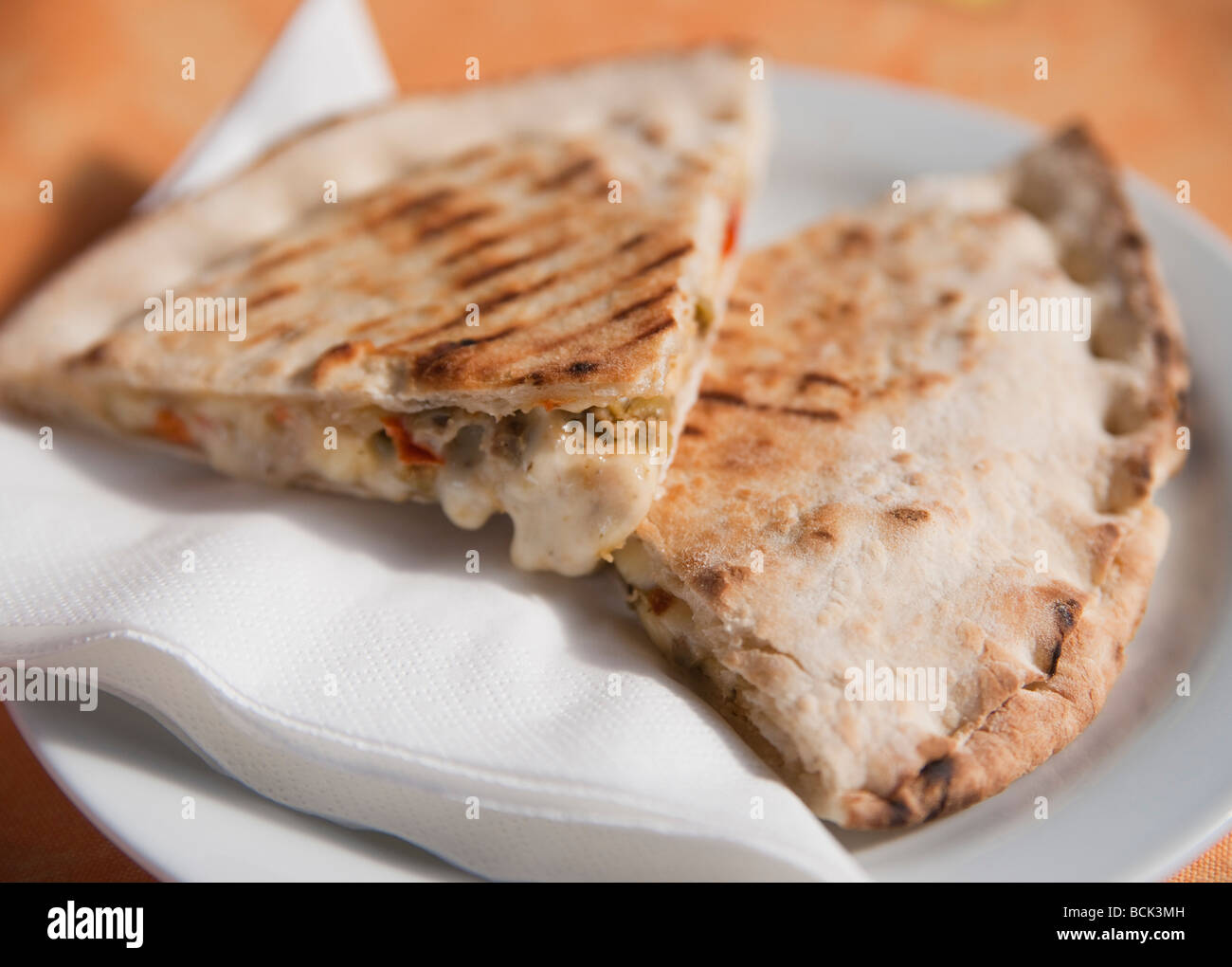 Venice - local calzone pizza pie caprese with mozarella cheese tomato ...