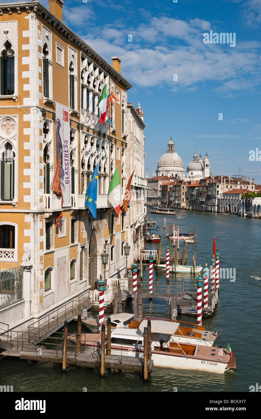 Venice - Accademia bridge area of Grand Canal the university institute ...