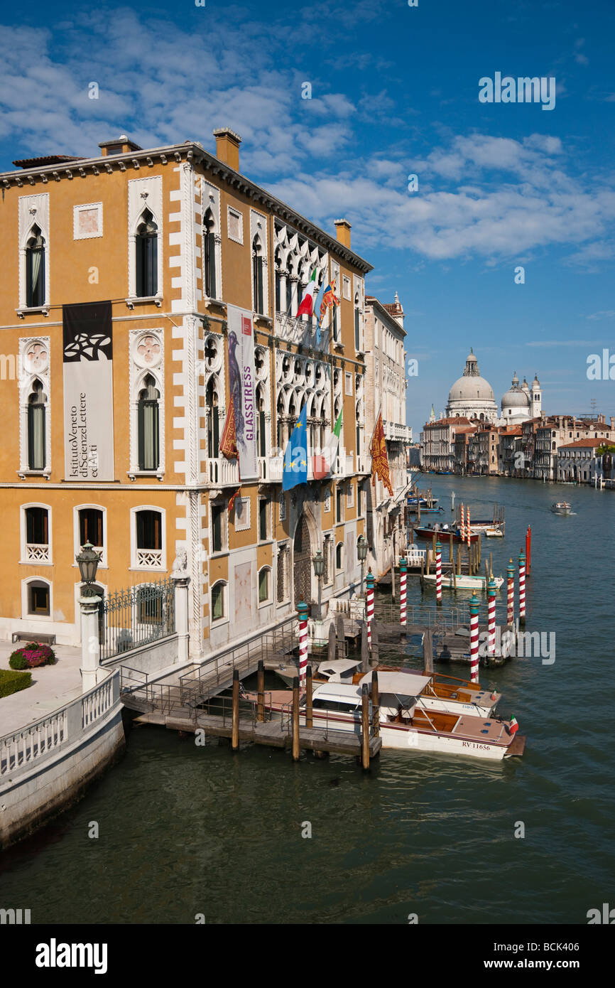 Venice - Accademia bridge area of Grand Canal the university institute ...