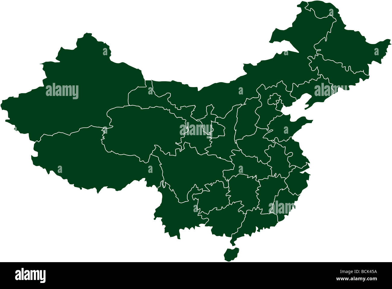There is a map of China country Stock Photo - Alamy