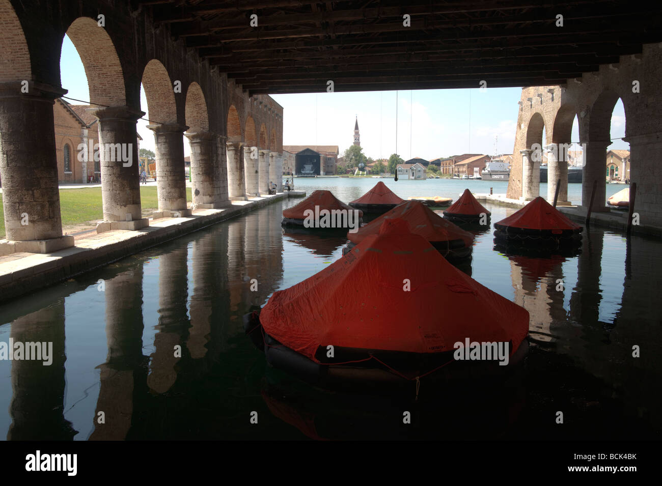Venice 2009 Biennale art exhibited in the Arsenale military boatyard ...