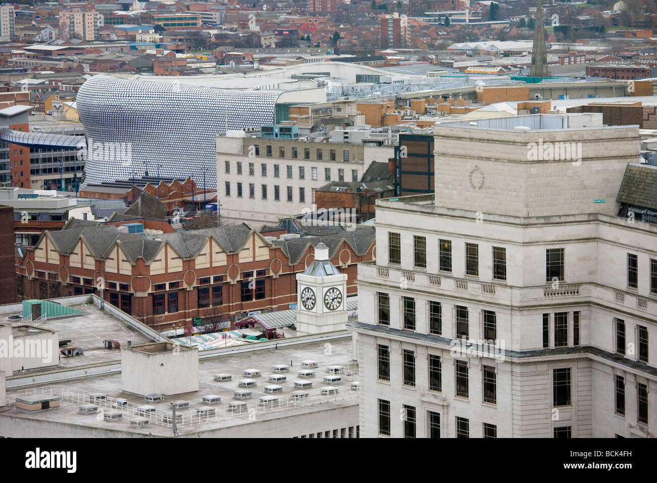 View of Colmore Row financial district in Birmingham, England, UK Stock ...