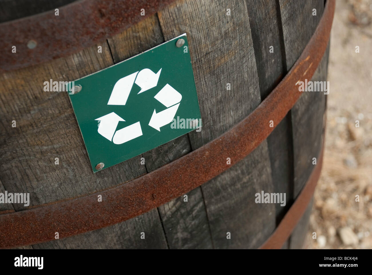 Recycle barrel hi-res stock photography and images - Alamy