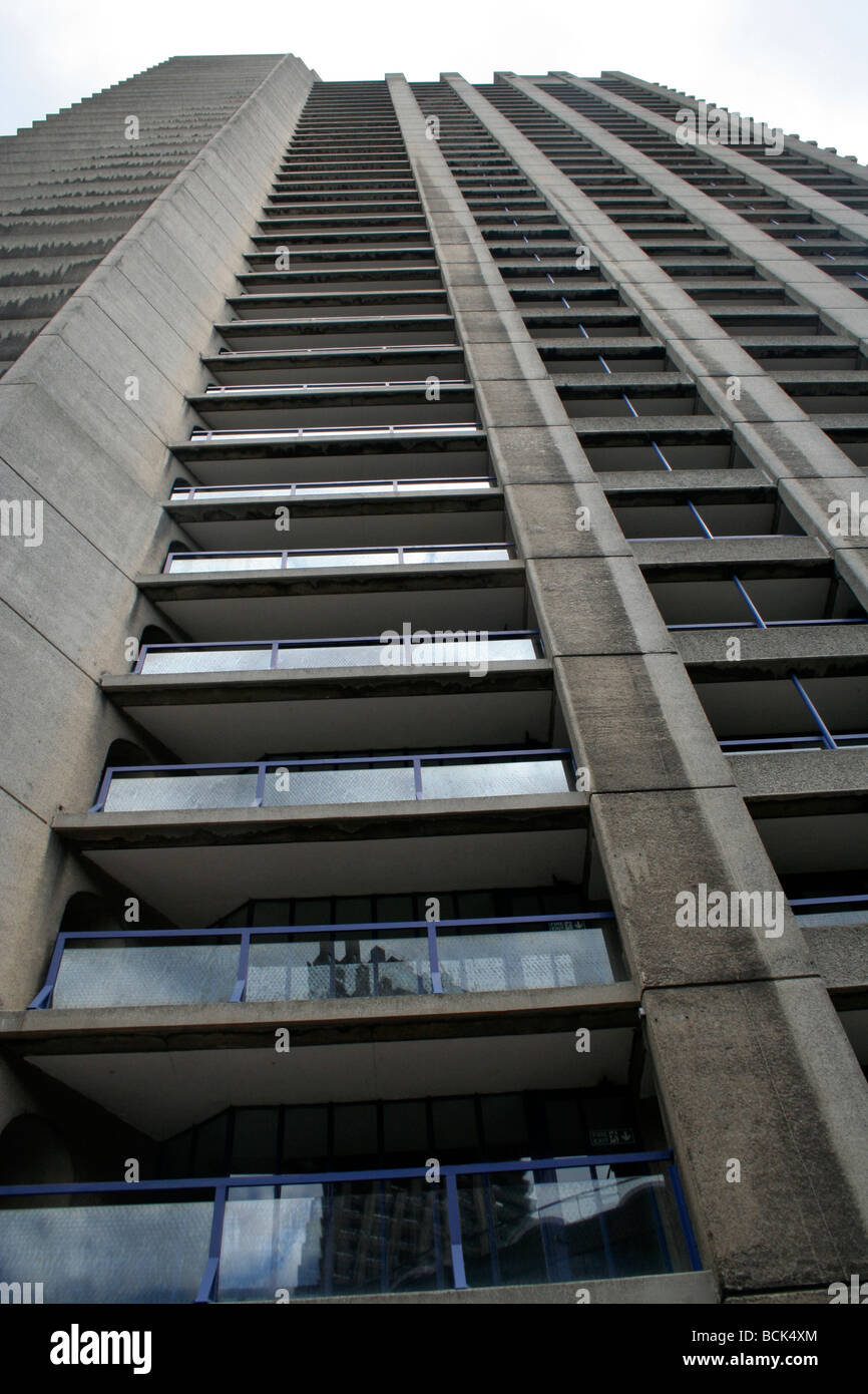 Cromwell Tower, Barbican, London Stock Photo - Alamy