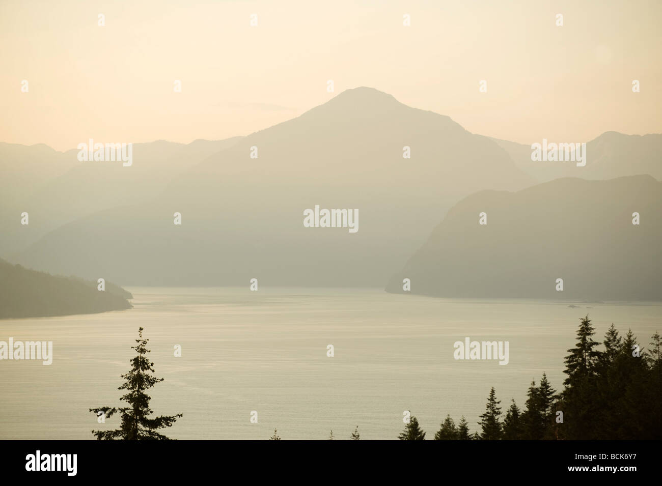 Howe Sound. Near Vancouver BC Canada Stock Photo - Alamy