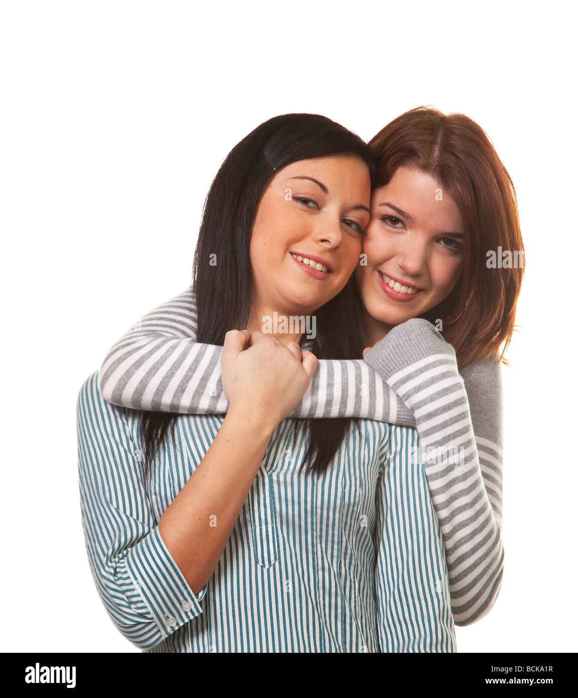 Teen girl left out by friends hi-res stock photography and images - Alamy