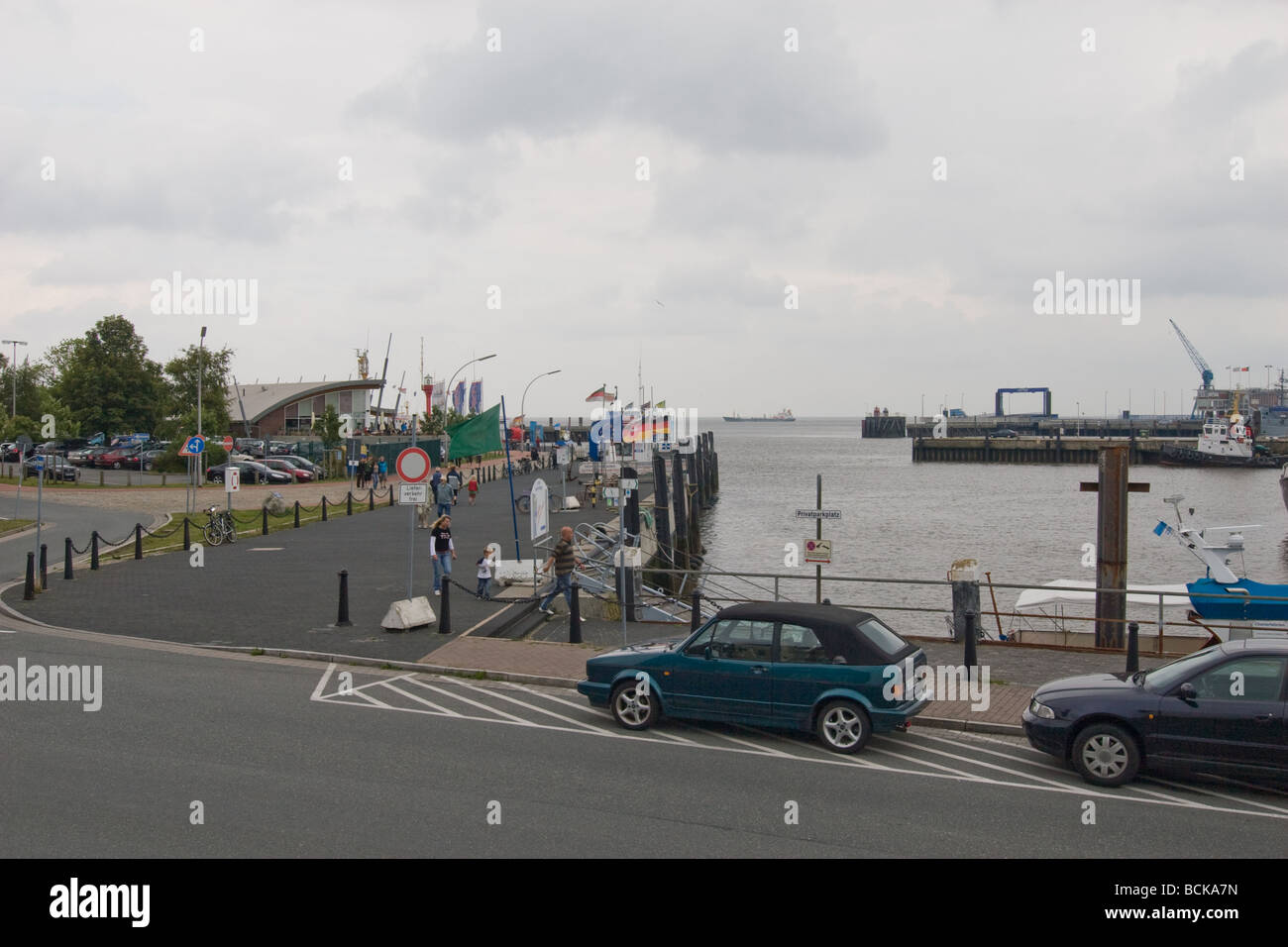 Port area of Cuxhaven Stock Photo - Alamy