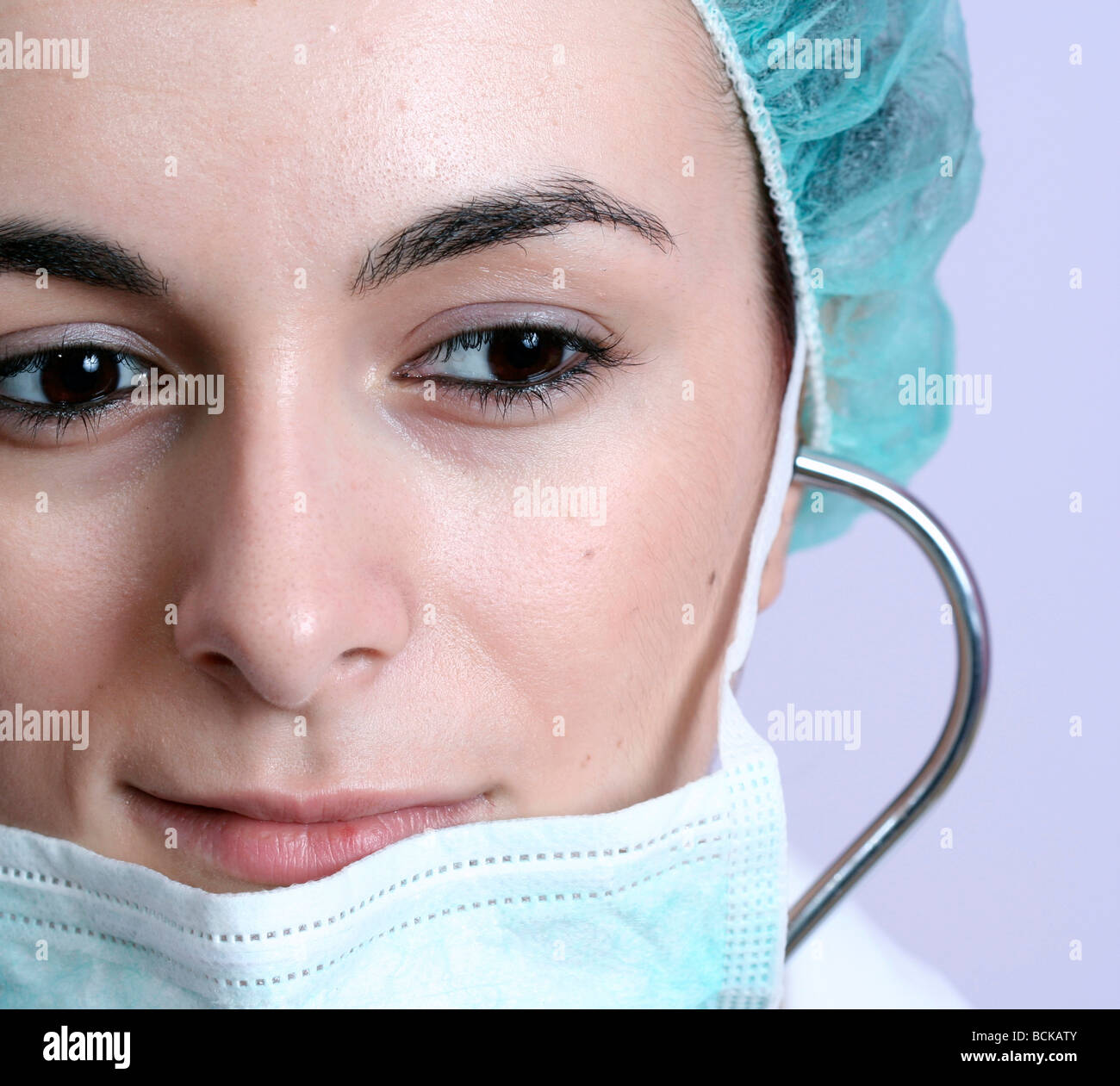Professional young doctor at work. Close up Stock Photo - Alamy