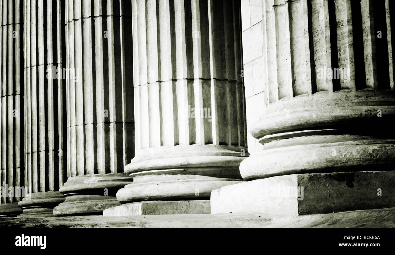 close-up of classical columns Stock Photo - Alamy