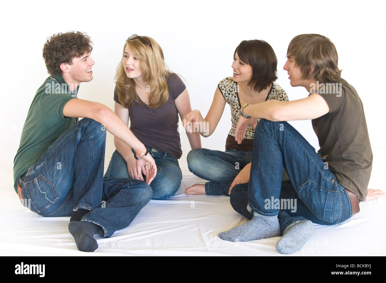 Child emotion discuss hi-res stock photography and images - Alamy