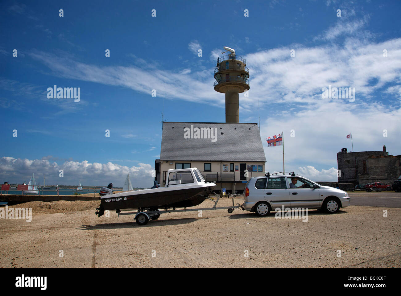 Calshot Hampshire UK Royal National Lifeboat Institution RNLI Station ...