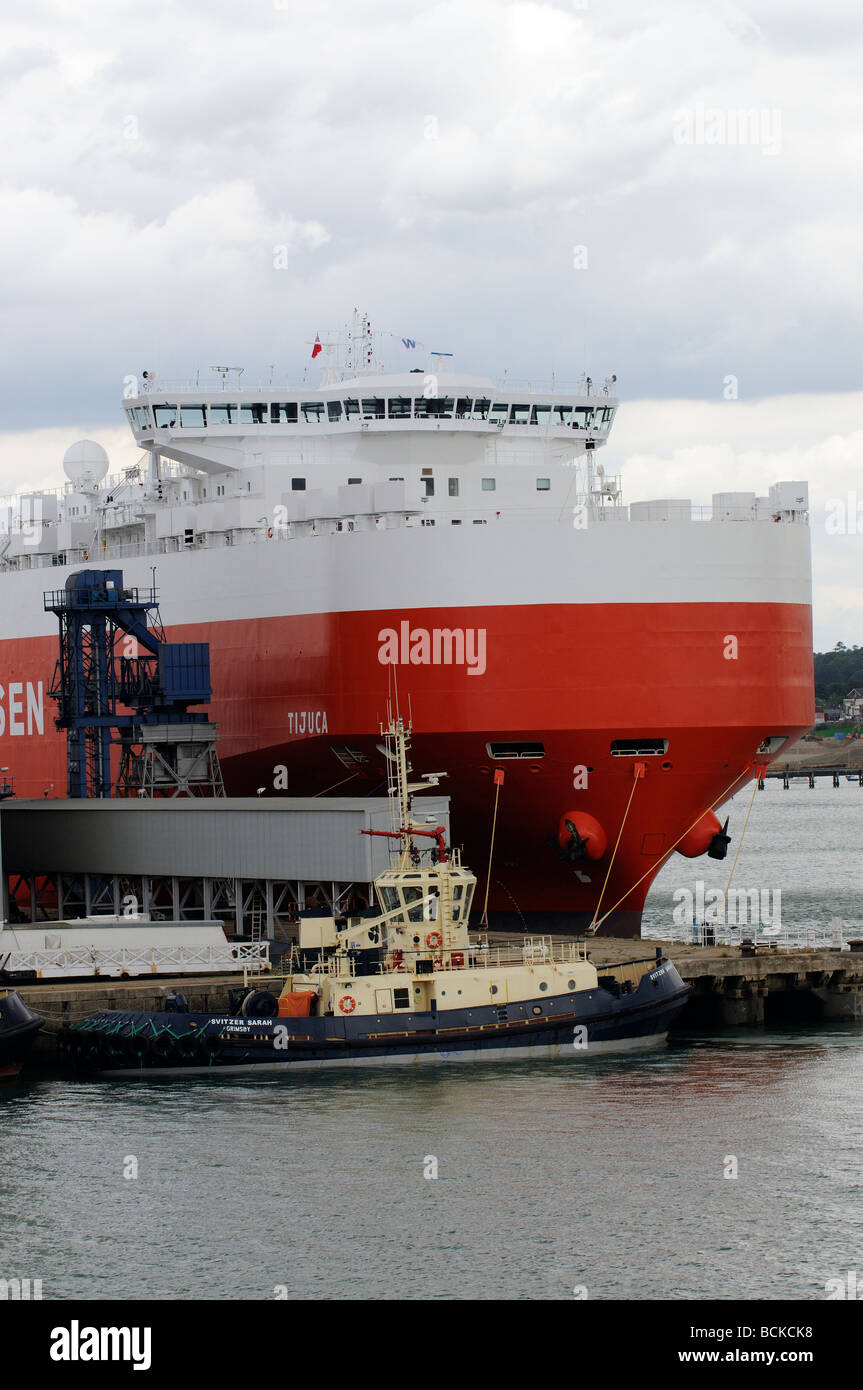 MV Tijuca a rolling carrier cargo ship capable of transporting 8000 ...
