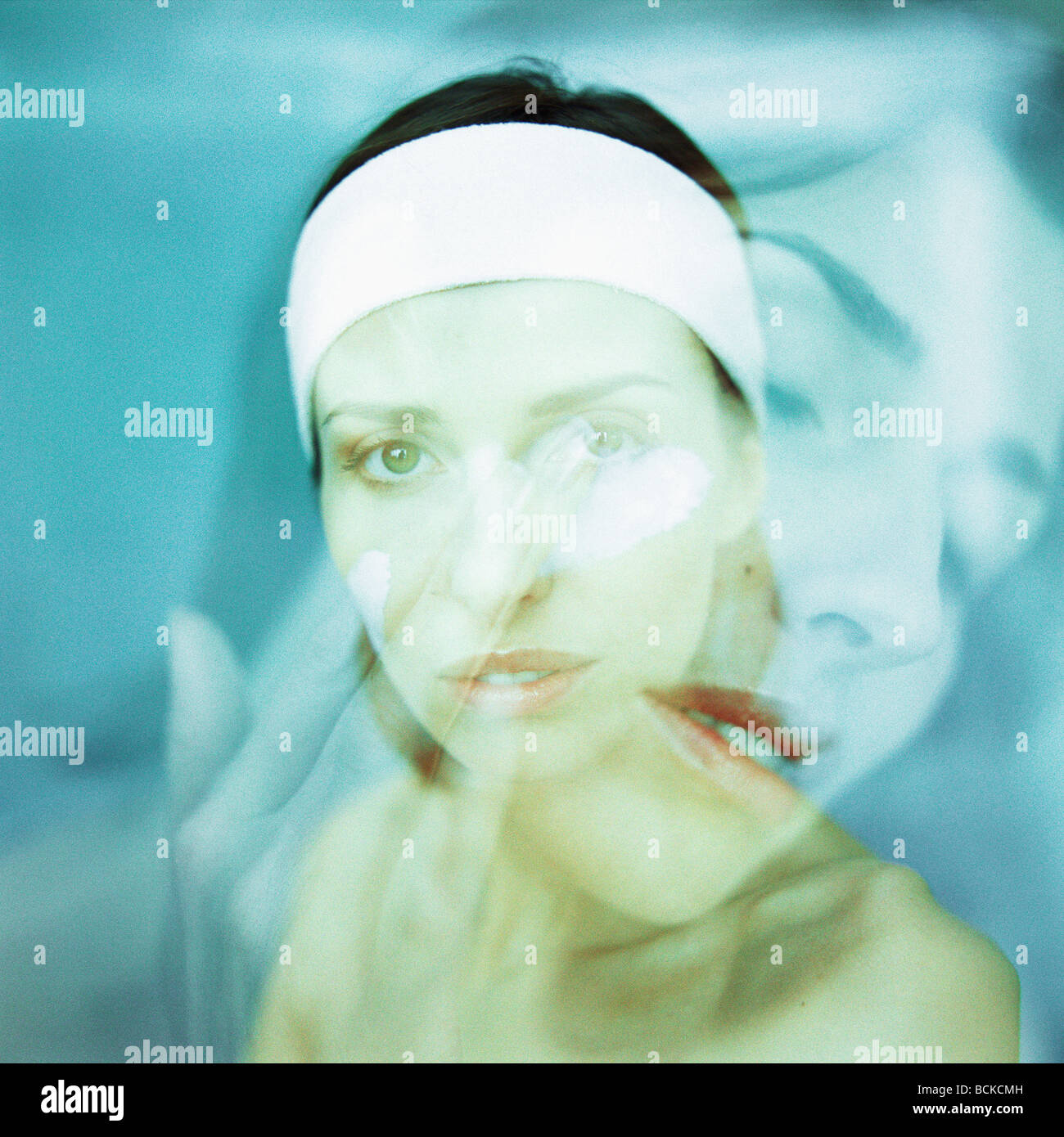 Woman, double portrait Stock Photo - Alamy