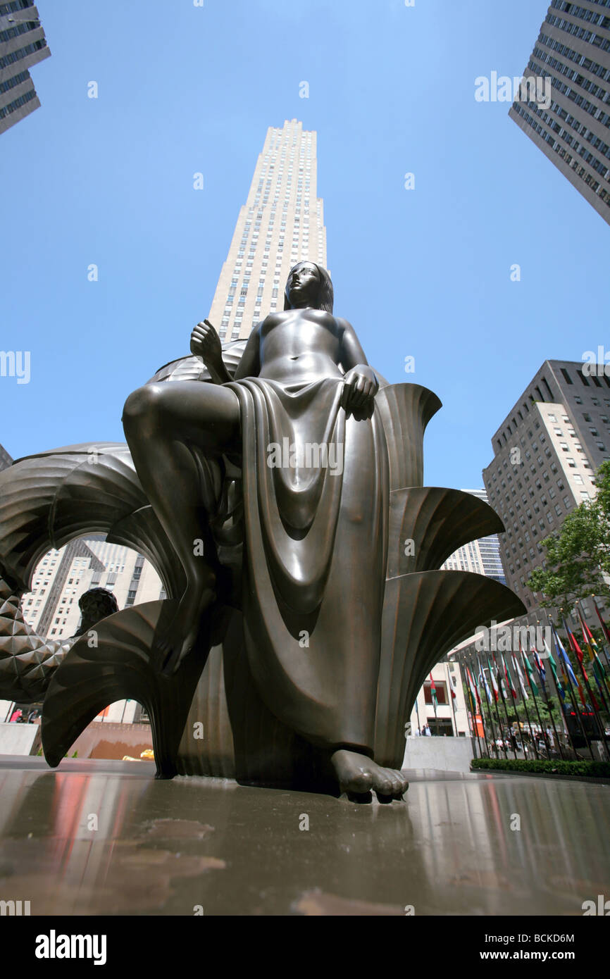 USA, New York, architecture, Rockefeller Center Stock Photo - Alamy