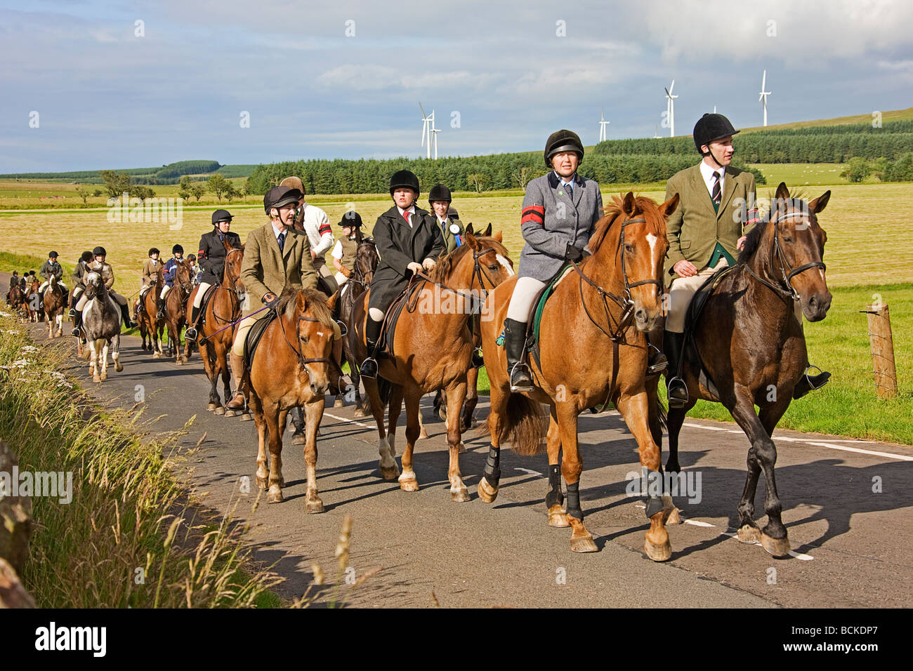 Riding the bounds.Scottish borders Stock Photo - Alamy