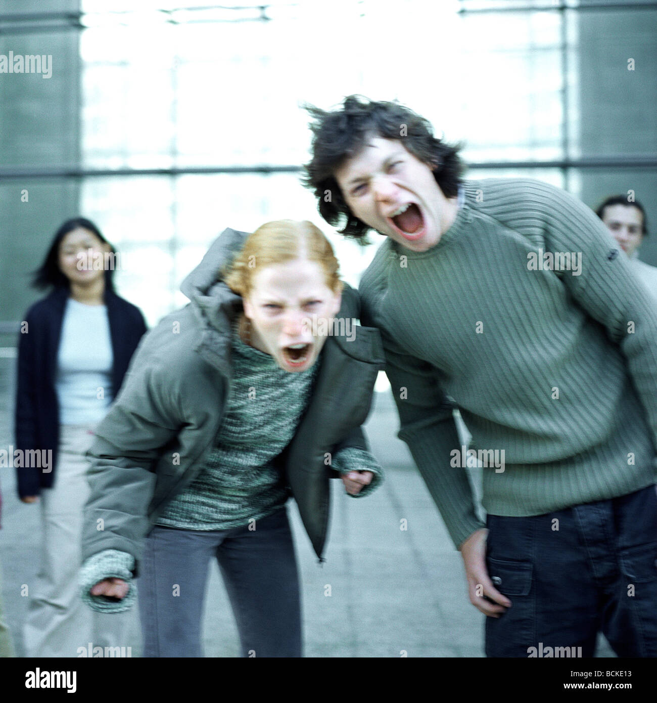 Woman snarling hi-res stock photography and images - Alamy