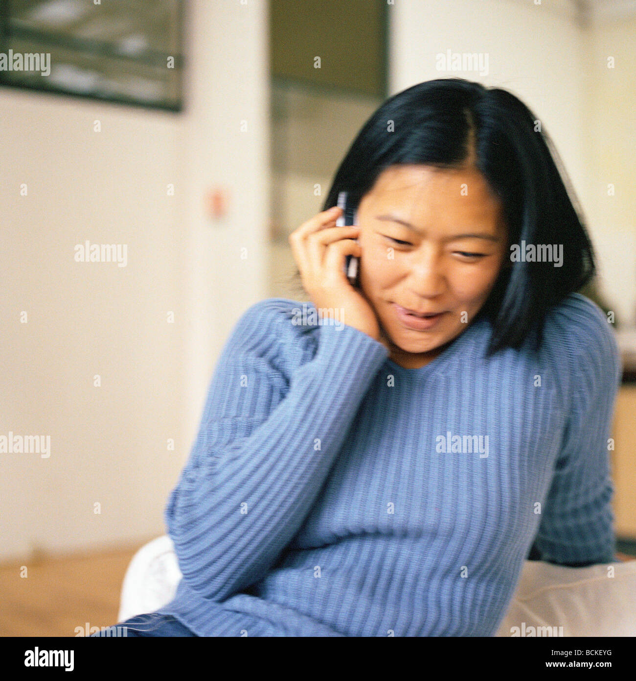 Woman slouching hi-res stock photography and images - Alamy