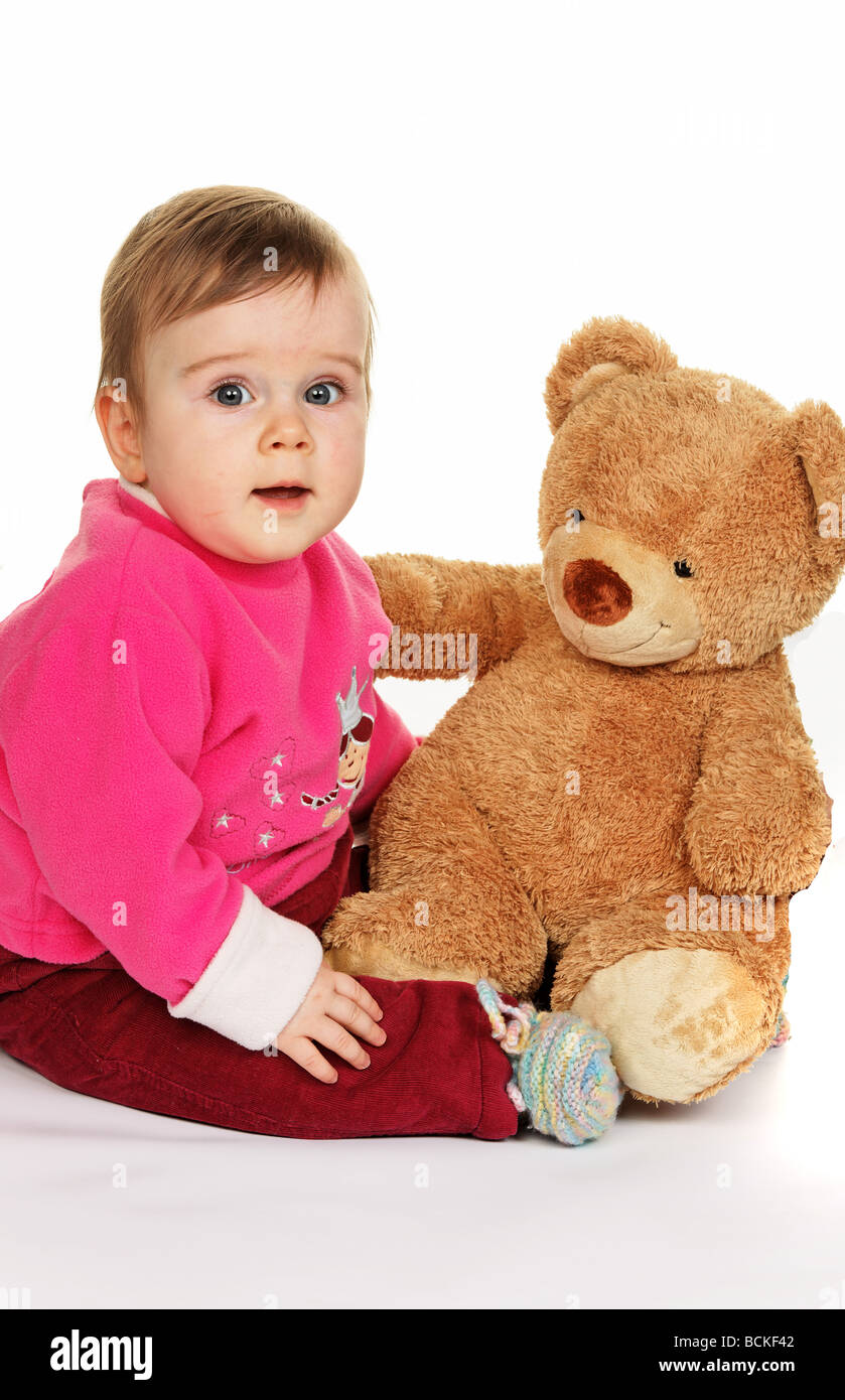 Child plays teddy bear hi-res stock photography and images - Alamy
