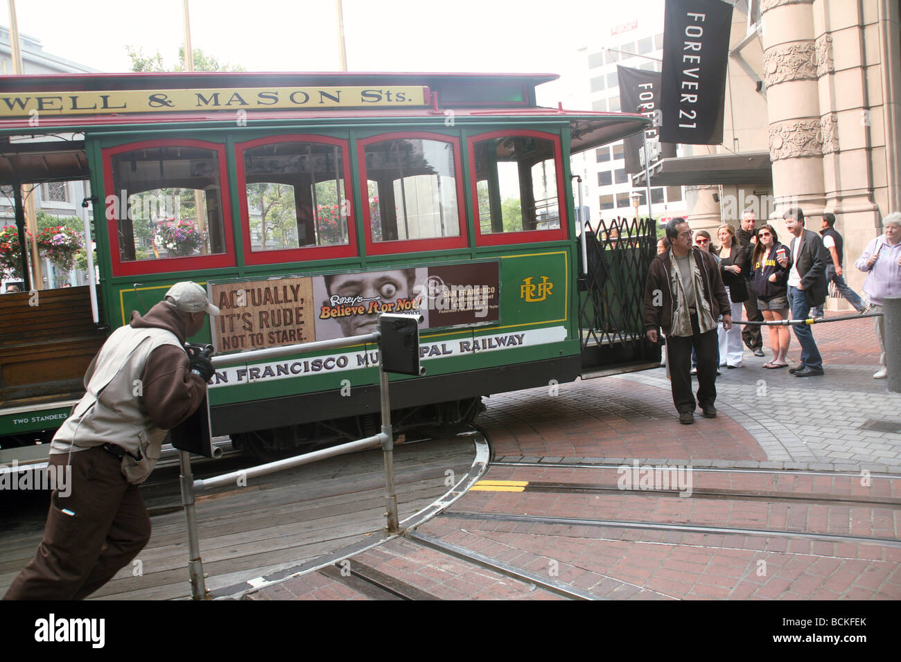 USA, San Francisco, Cable Car Stock Photo - Alamy