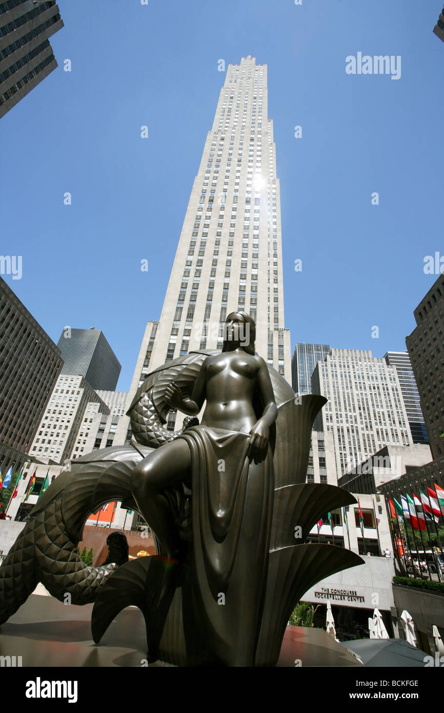 USA, New York, architecture, Rockefeller Center Stock Photo - Alamy