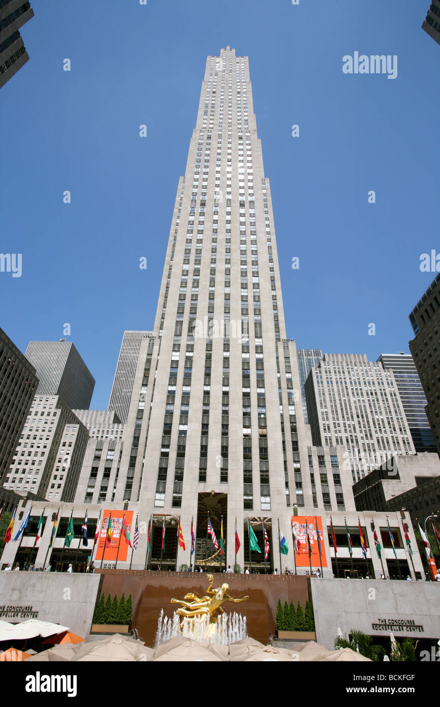 USA, New York, architecture, Rockefeller Center Stock Photo - Alamy