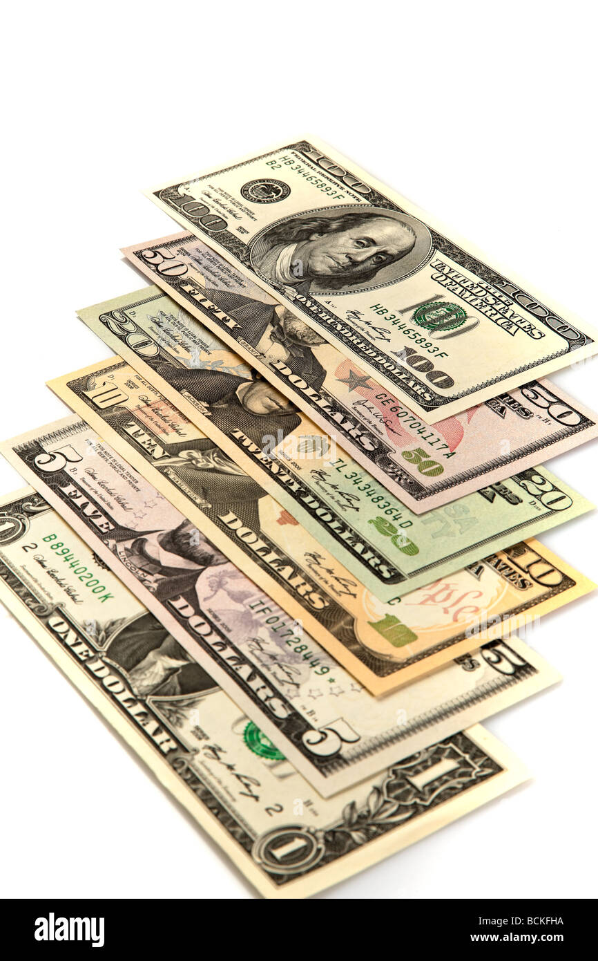 U.S. Dollars banknotes Stock Photo - Alamy