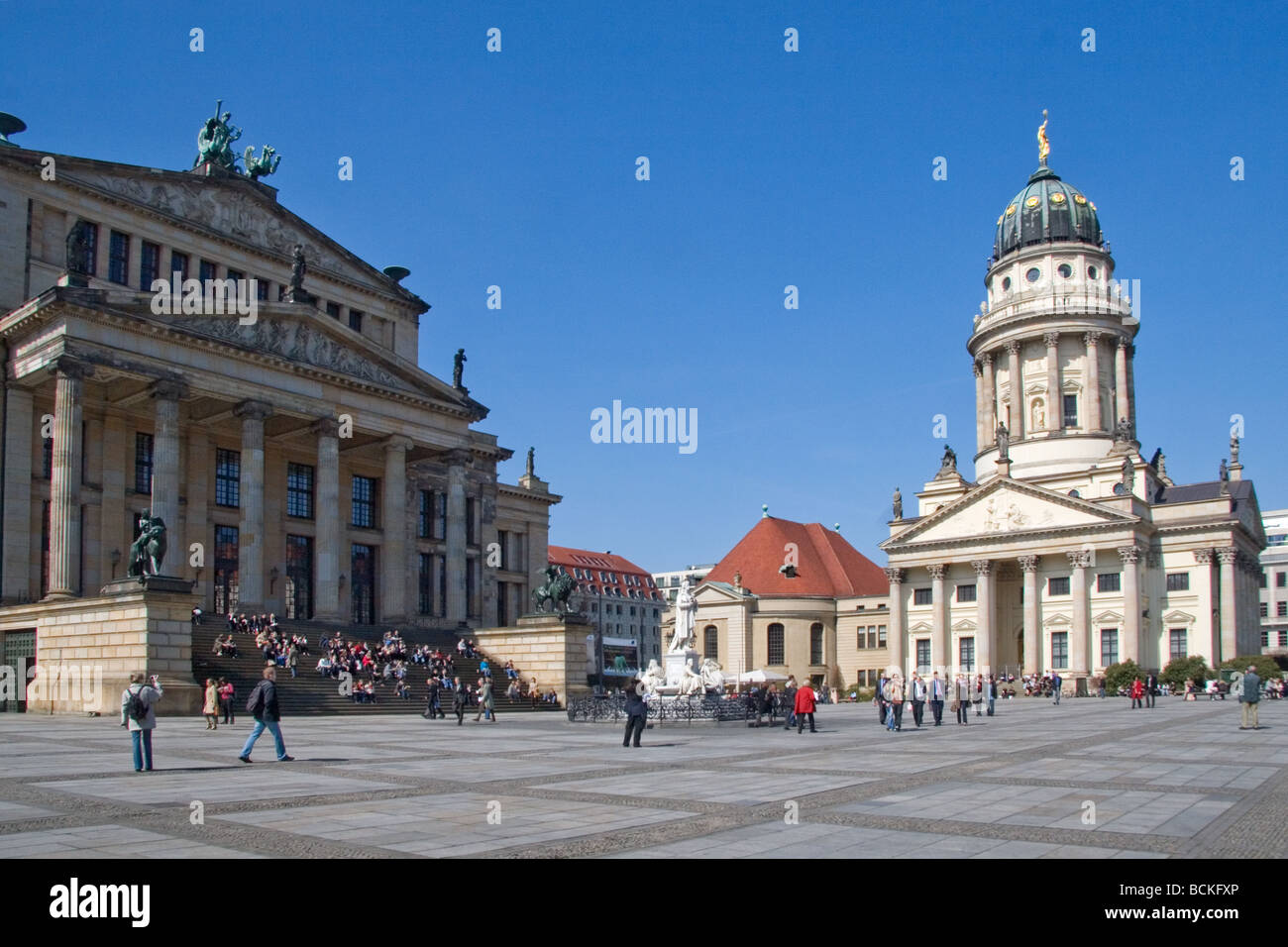 Concert hall and cathedral Stock Photo - Alamy