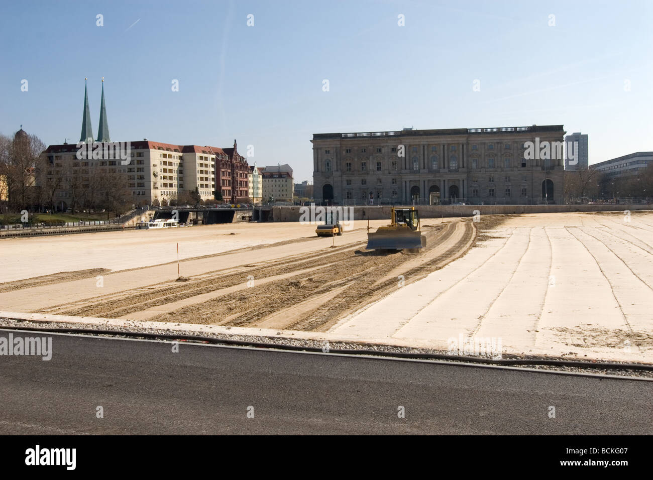 Berlin Castle foundations Stock Photo - Alamy