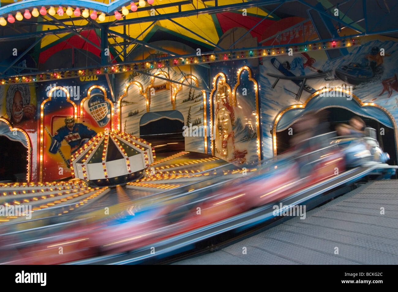 Switchback roller coaster hi-res stock photography and images - Alamy