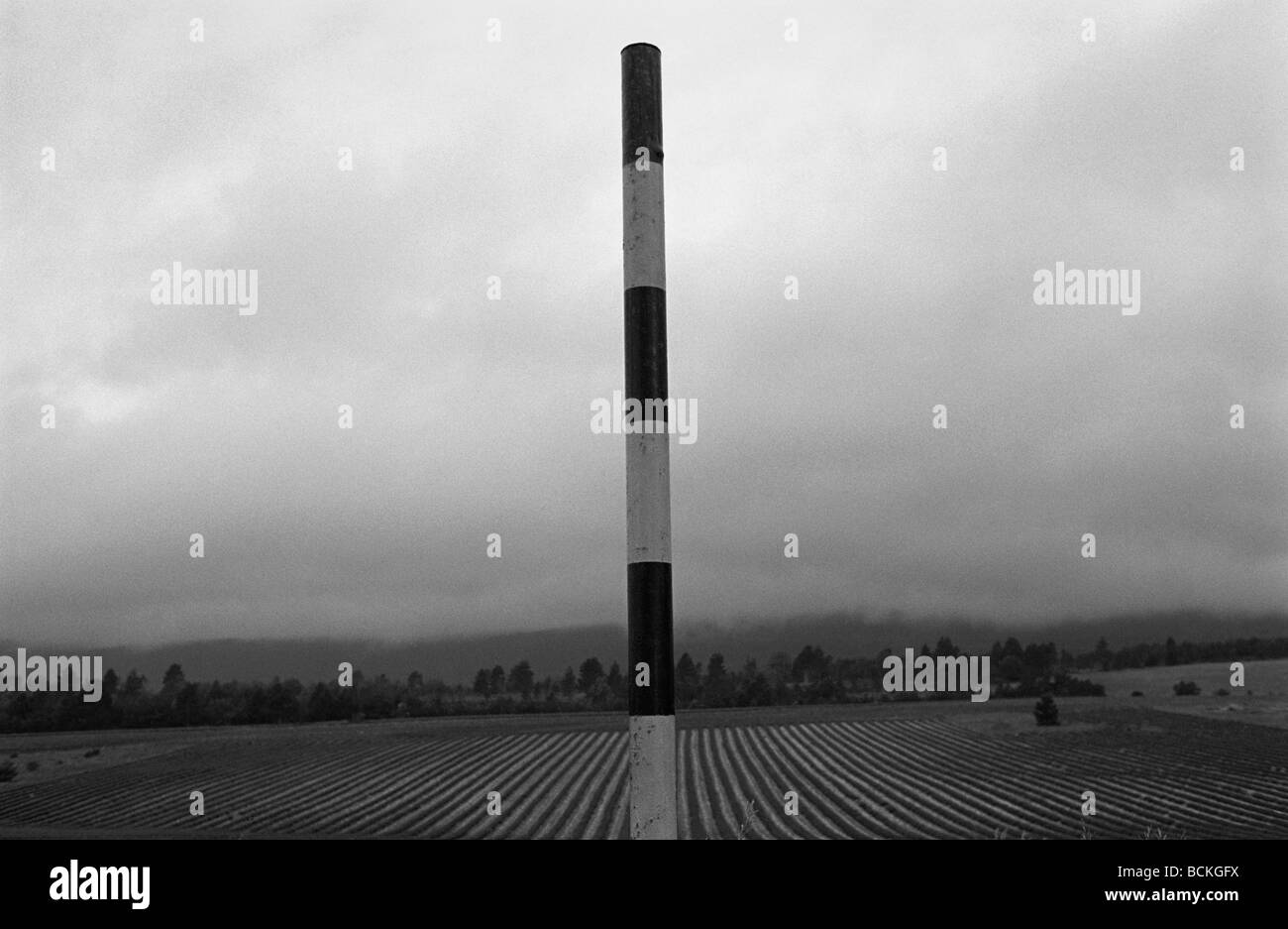 Striped poles Black and White Stock Photos & Images - Alamy