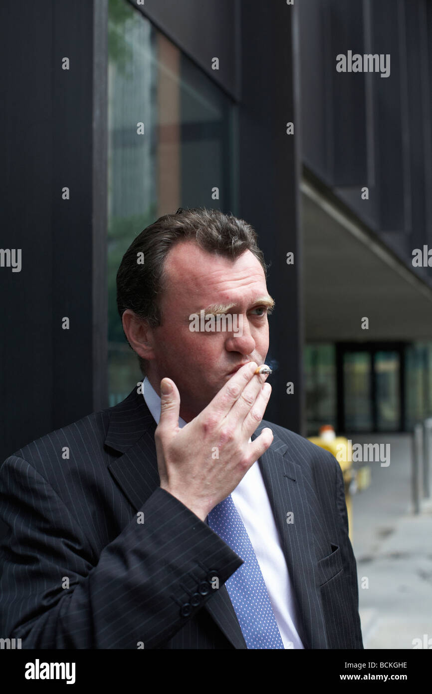 Smoking ban feature Tom Kane Stock Photo - Alamy
